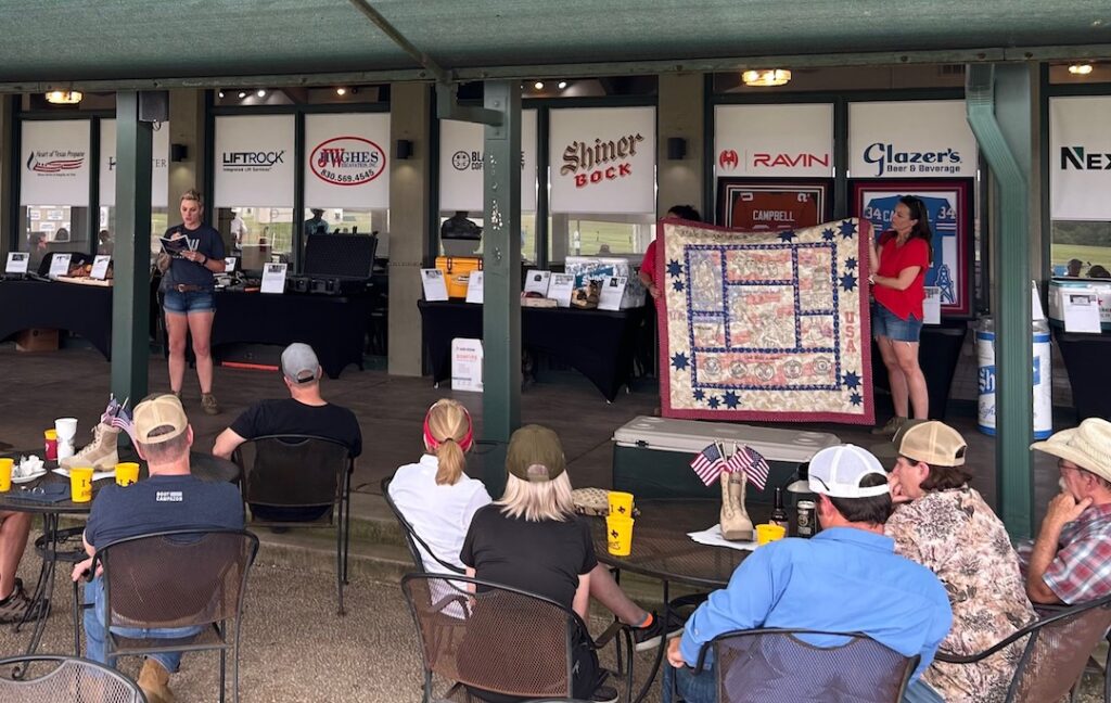 Quilt Maker Shares her Heart for Veterans, Patriotism - Boot Campaign